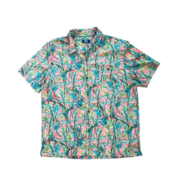 havana Jim | Shirts | Caribbean Hawaiian Men Tropical Shirt Coral ...